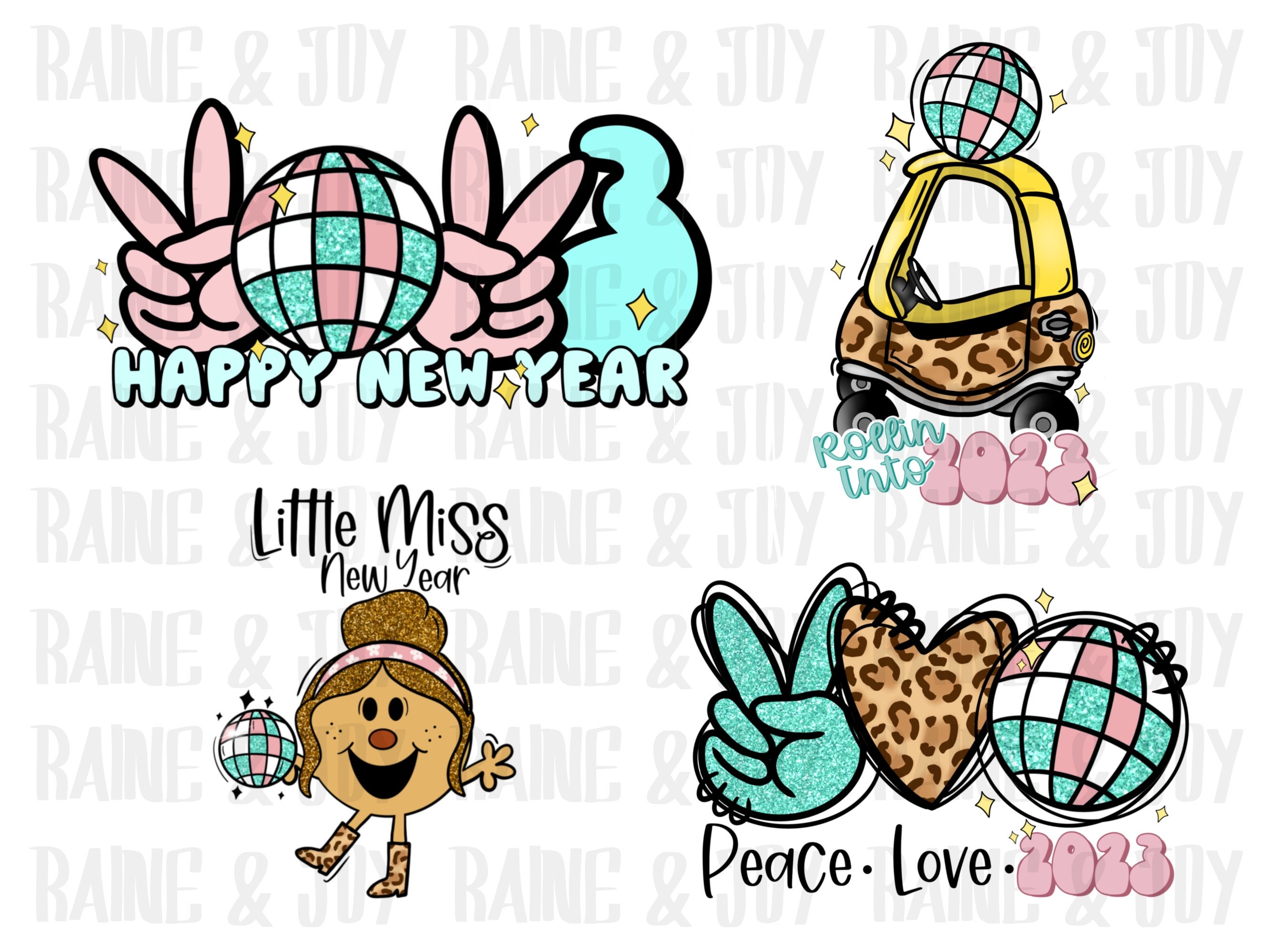 New Years Bundle Png Disco Ball Png New Years Png 2023 Png - Etsy