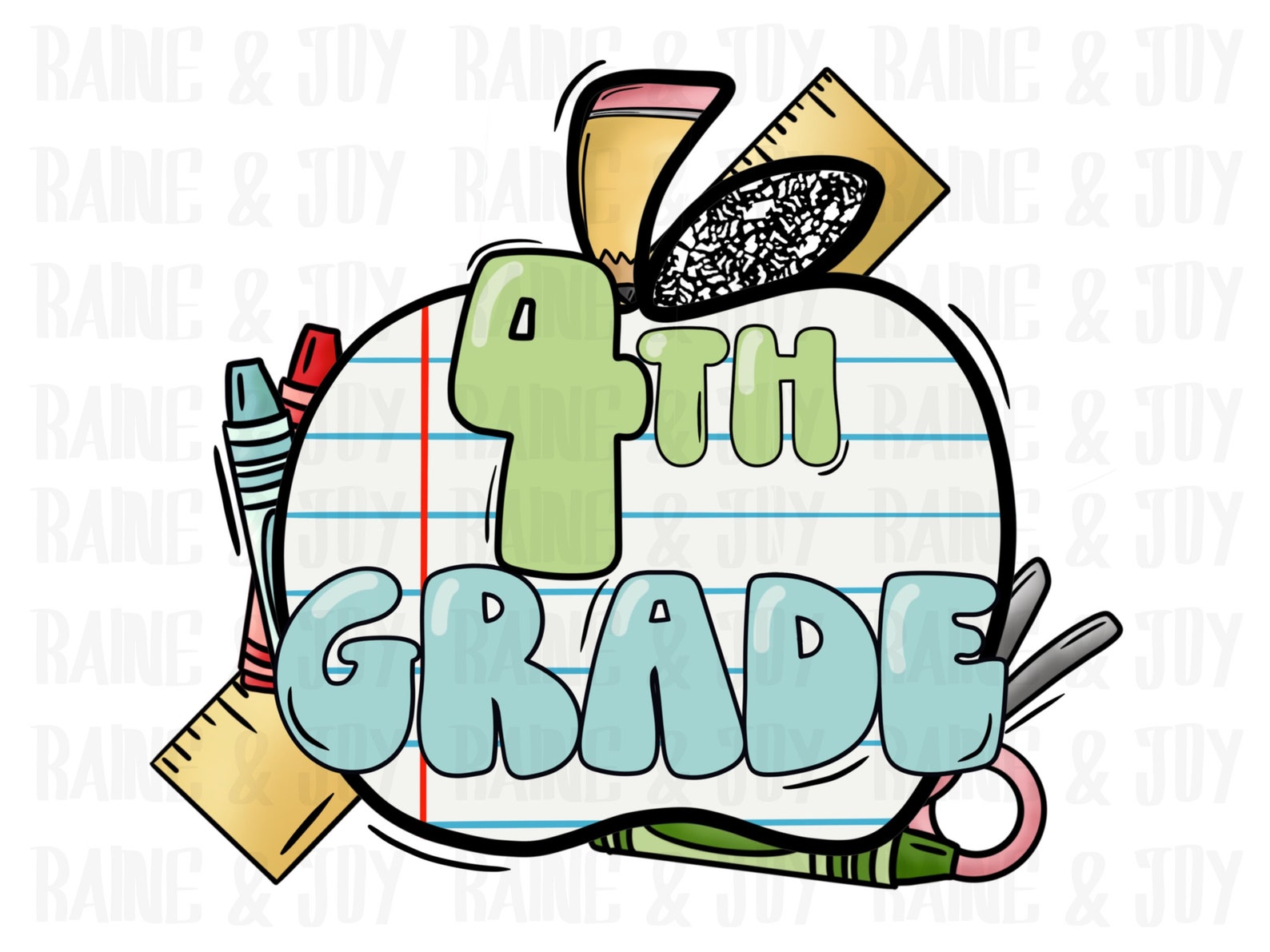 Fourth Grade Png Fourth Grade Teacher Png Back to School - Etsy