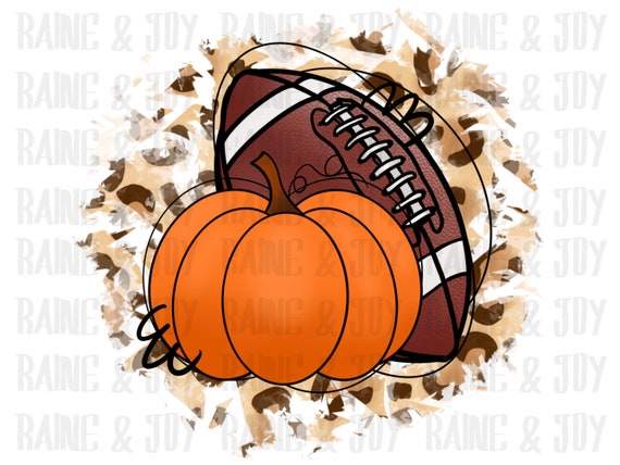 Pumpkin Png Football Png Fall Png Leopard Png Thanksgiving - Etsy