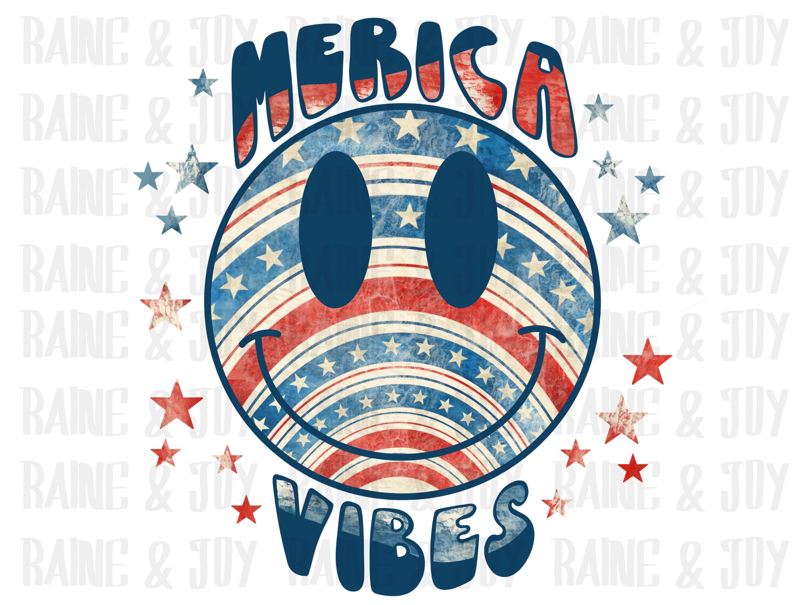 Merica Vibes Png, America Png, Retro Png, Merica Png, 4th of July Png ...