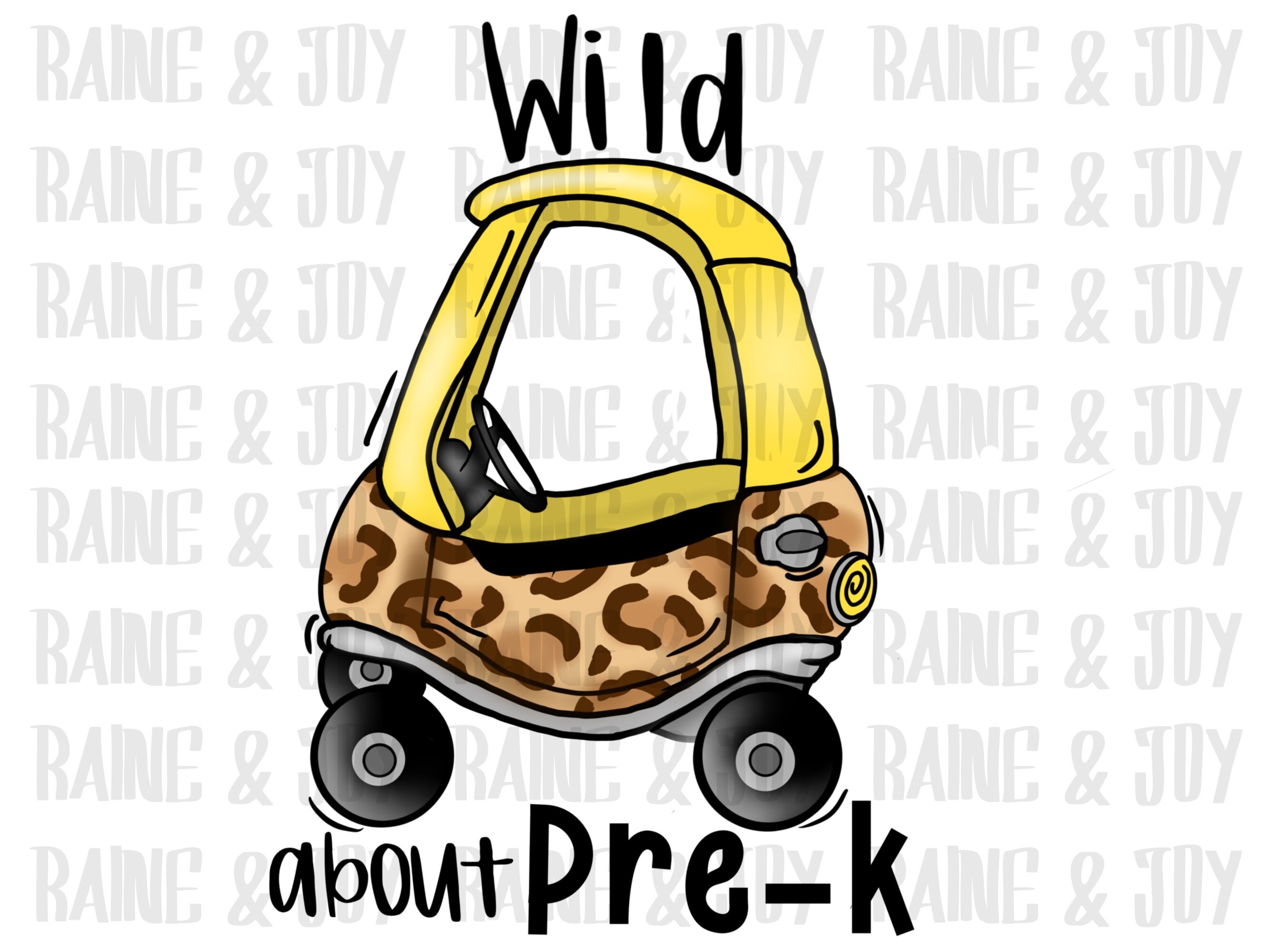 Wild about pre k png first day of school png Pre k png | Etsy