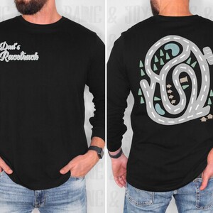 Dads Racetrack Png, Racetrack Png, Fathers Day Toy Car Track Road Shirt ...