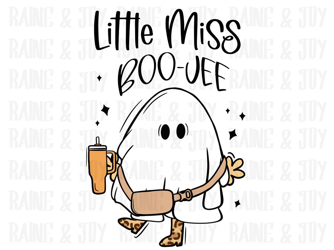 Little Miss Boo-jee Png, Cute Kids Halloween Png, Fall Png, Halloween ...
