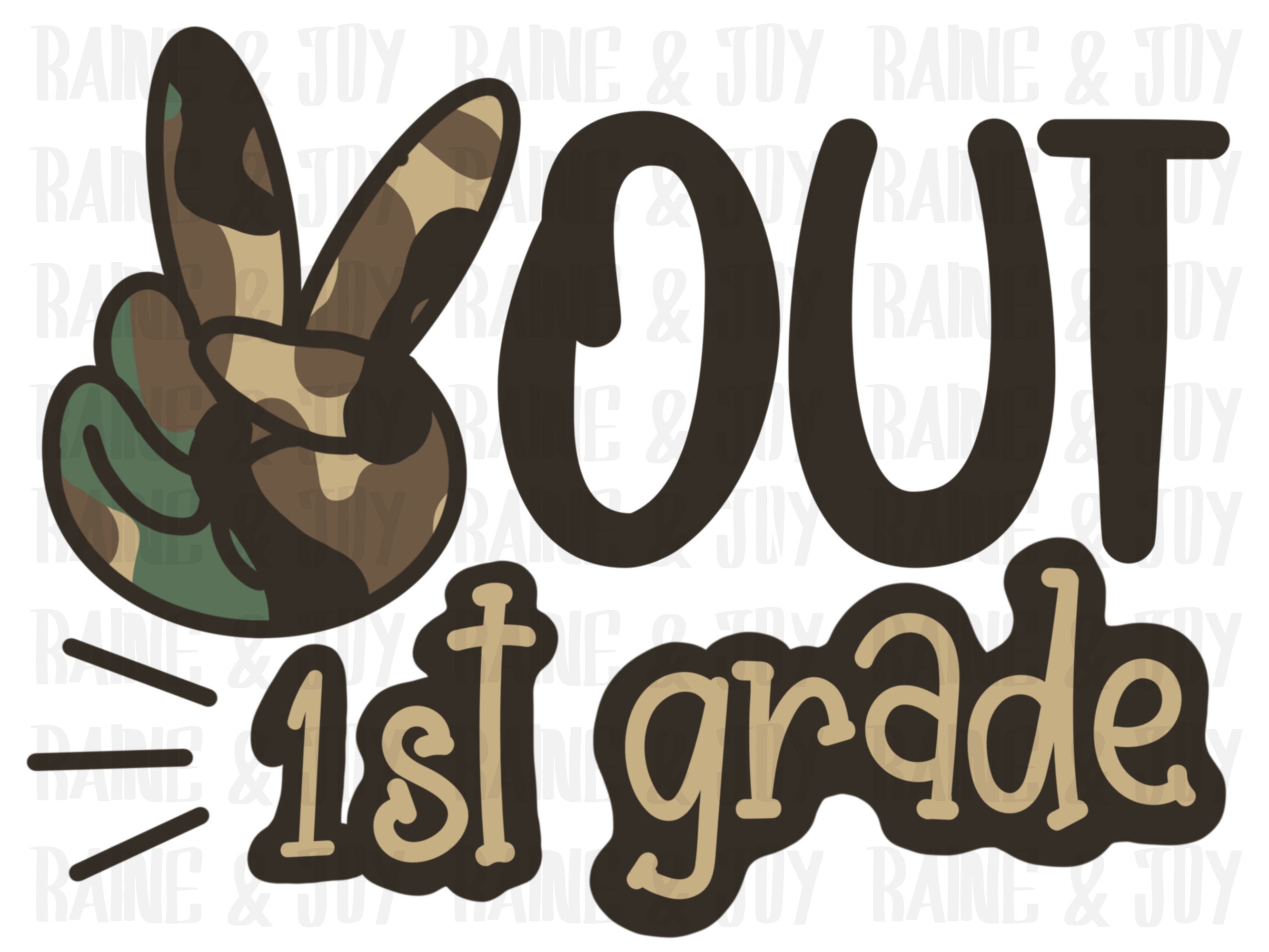 Peace Out First Grade Png Last Day of School Png Boys | Etsy