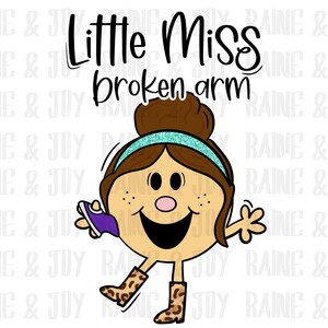 Little Miss Broken Arm Png, Broken Arm Png, Kids Png, Little Miss Png ...