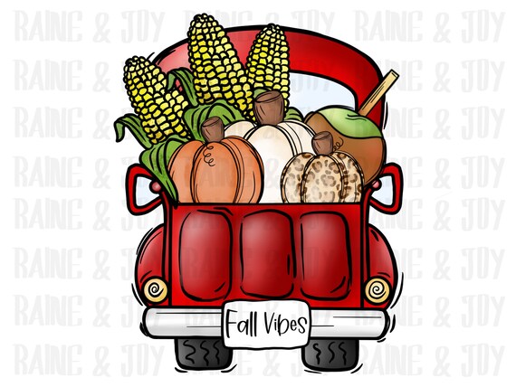 Fall Truck Png Fall Vibes Png Pumpkin Png Fall Png - Etsy