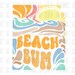 Beach Bum Png, Kids Beach Png, Retro Summer Vibes Png, Girls ...
