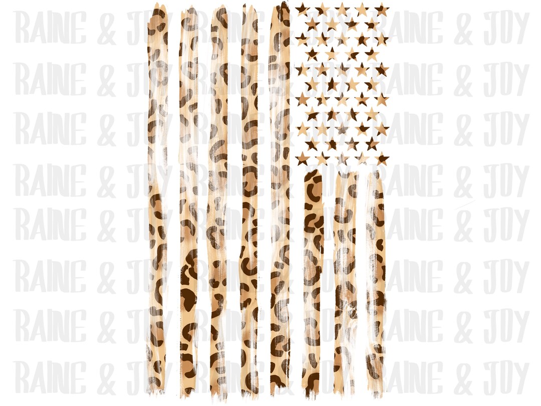 Leopard Flag Png, American Flag Png, Leopard Png, 4th of July Png, 4th ...