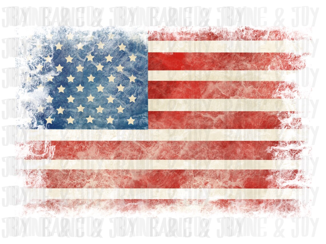 Vintage American Flag Png America Flag Png Retro Png 4th of - Etsy