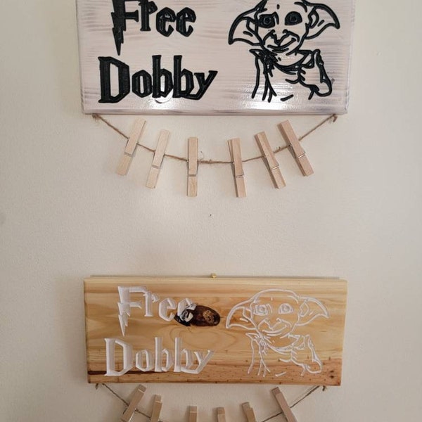 Free Dobby Sign - Etsy