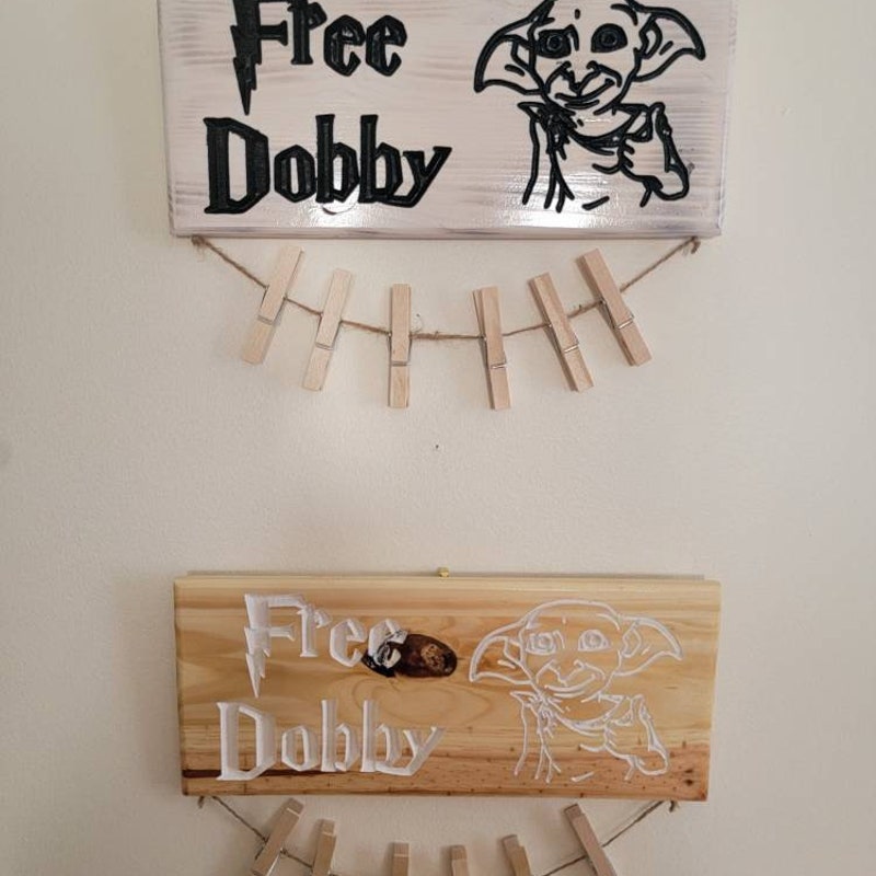 Free Dobby Sign - Etsy