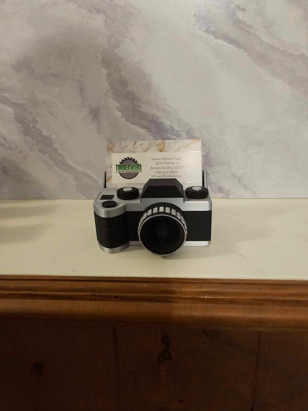 Camera Business Card Holder - Etsy