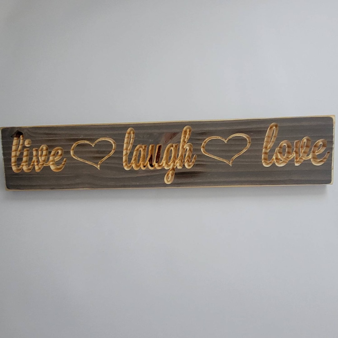 Live Laugh Love Sign, Live Laugh Love, Home Decor,love Sign, Wall Decor ...