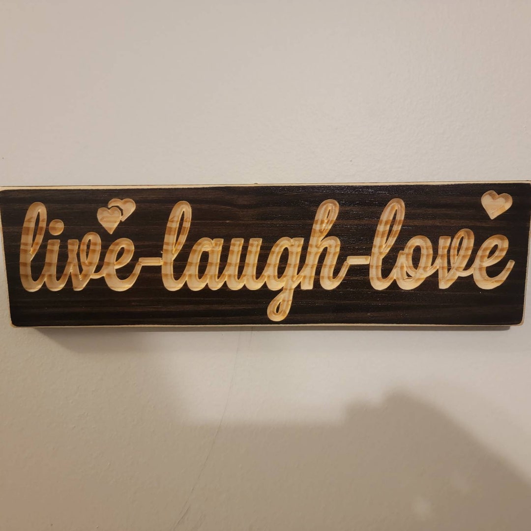 Live Laugh Love Sign, Live Laugh Love, Home Decor,love Sign, Wall Decor ...