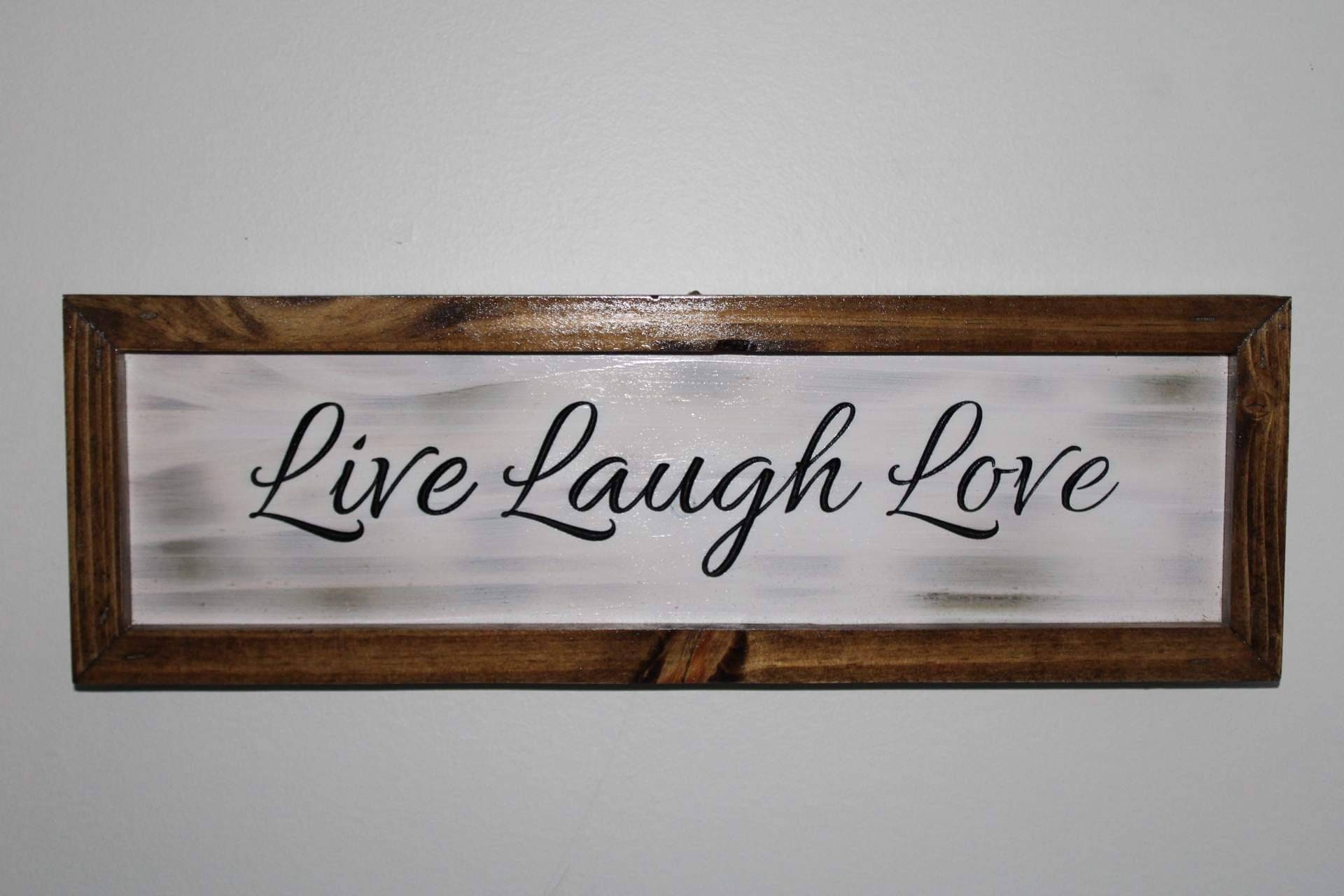 Live Laugh Love Sign Live Laugh Love Home Decorlove Sign - Etsy