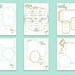 Gender Neutral Baby Book Pages, Mint and Gold Prints | Baby Book ...