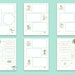 Gender Neutral Baby Book Pages, Mint and Gold Prints | Baby Book ...