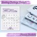 Gender Neutral Baby Book Pages, Mint and Gold Prints | Baby Book ...