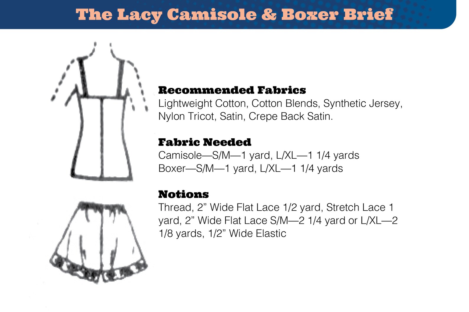 PATTERN Easy Sew Vintage Women Boxers Camisole Briefs | Etsy