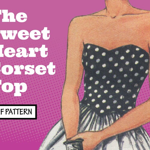 PATTERN Easy Sew Vintage Women Blousen Tube Top Ruffle | Etsy