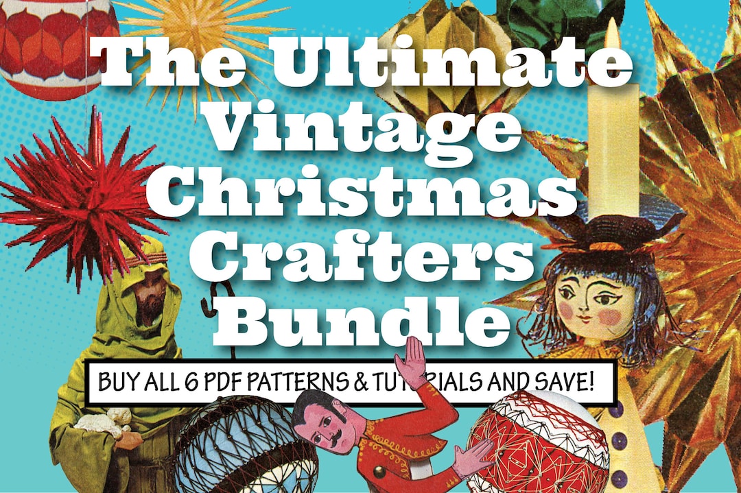 TUTORIAL Easy Craft Vintage Handmade Christmas Holiday Ornaments Simple ...