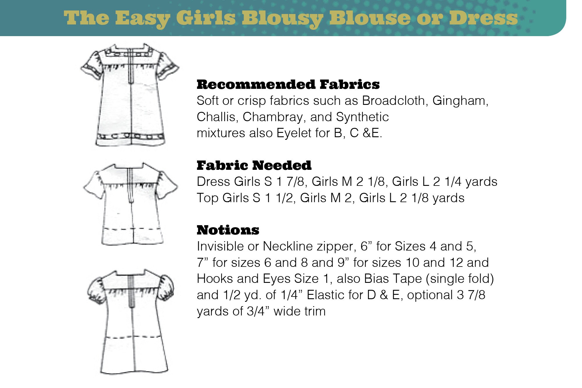 Vintage Sewing PATTERN Easy Girls Boho Blousy Blouse Pullover - Etsy