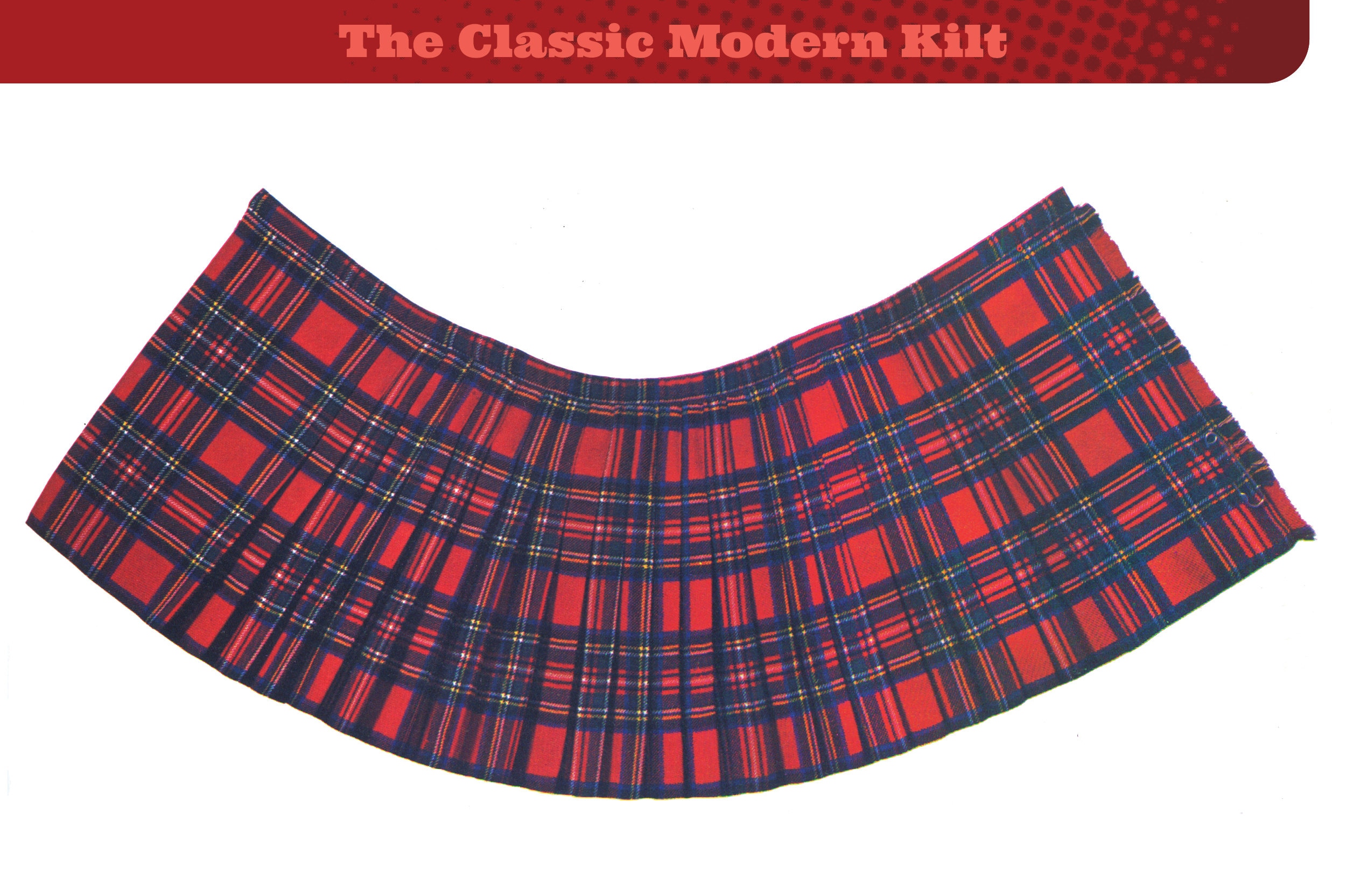 PATTERN Easy Sew Vintage Retro Women 1970s Classic Custom Kilt - Etsy