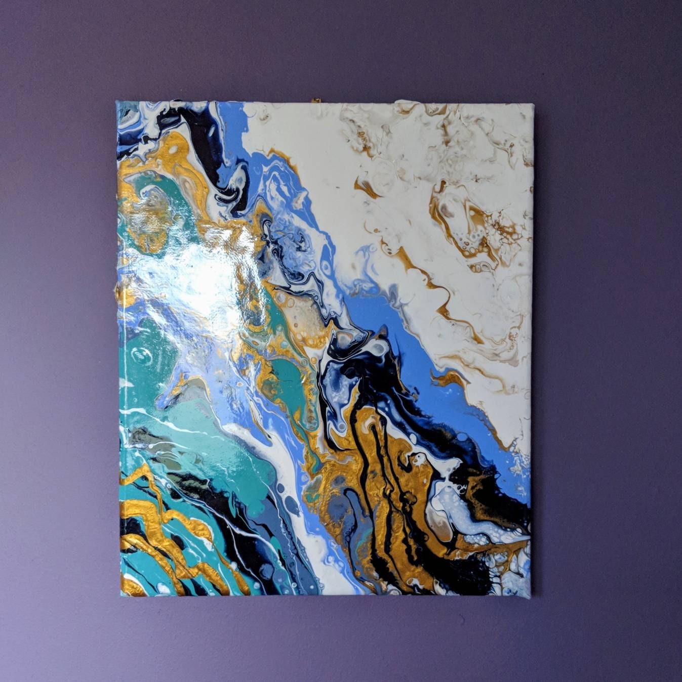 Acrylic Fluid Painting - Etsy