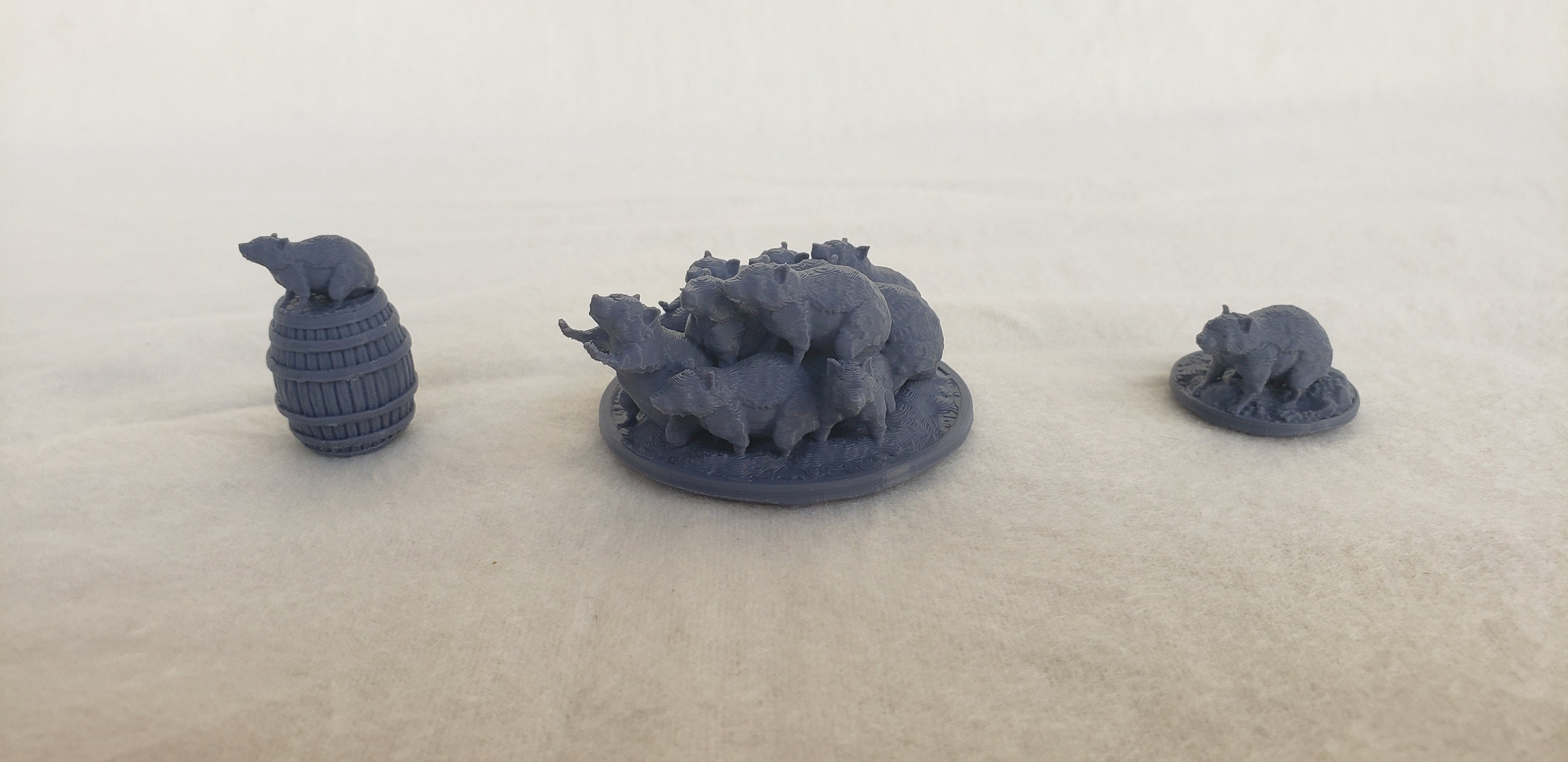 Rat Set 1 28mm Scale Rat Figures for Tabletop Gaming D&D - Etsy