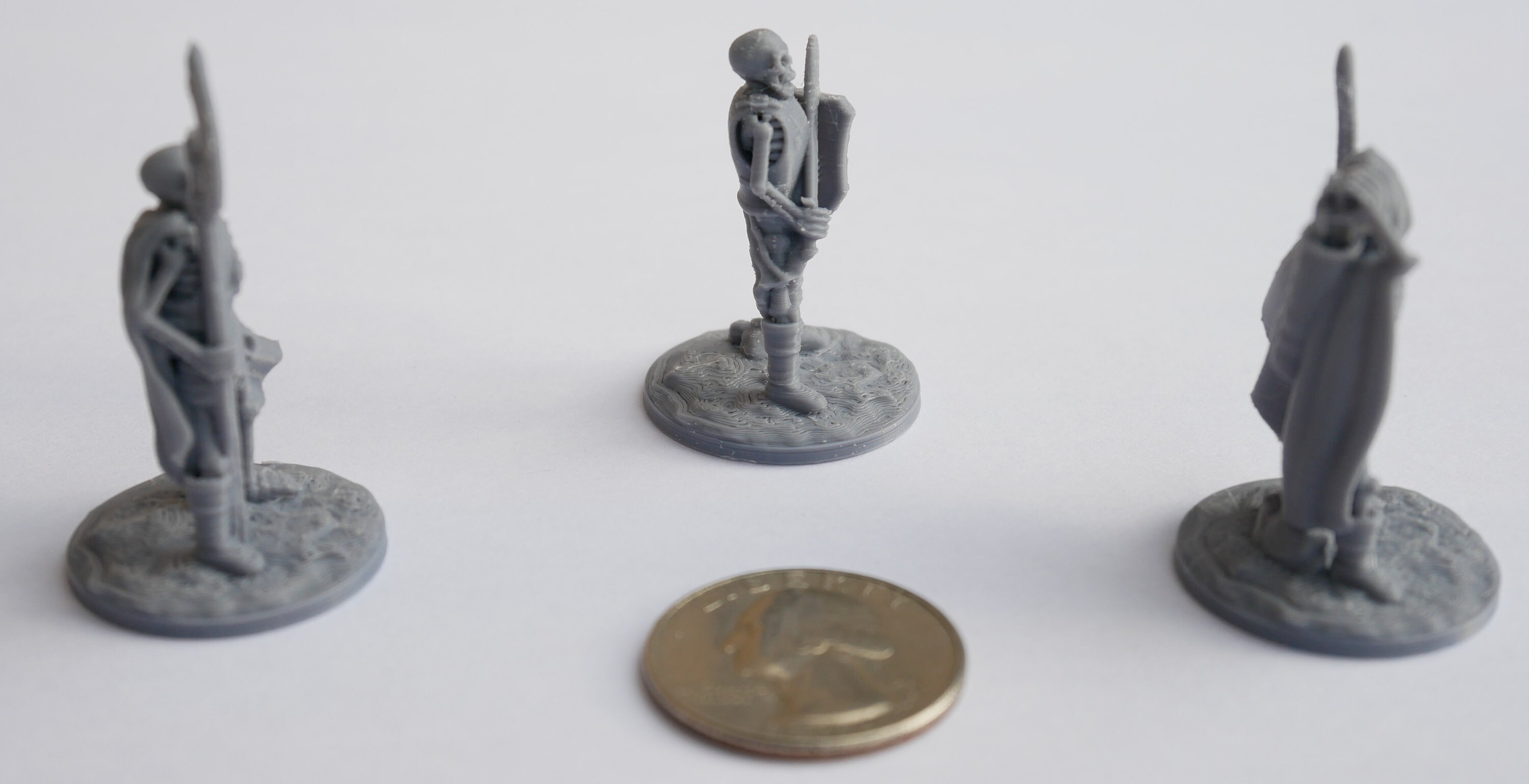 Skeleton Set 2 28mm Scale Skeleton Figures for Tabletop | Etsy