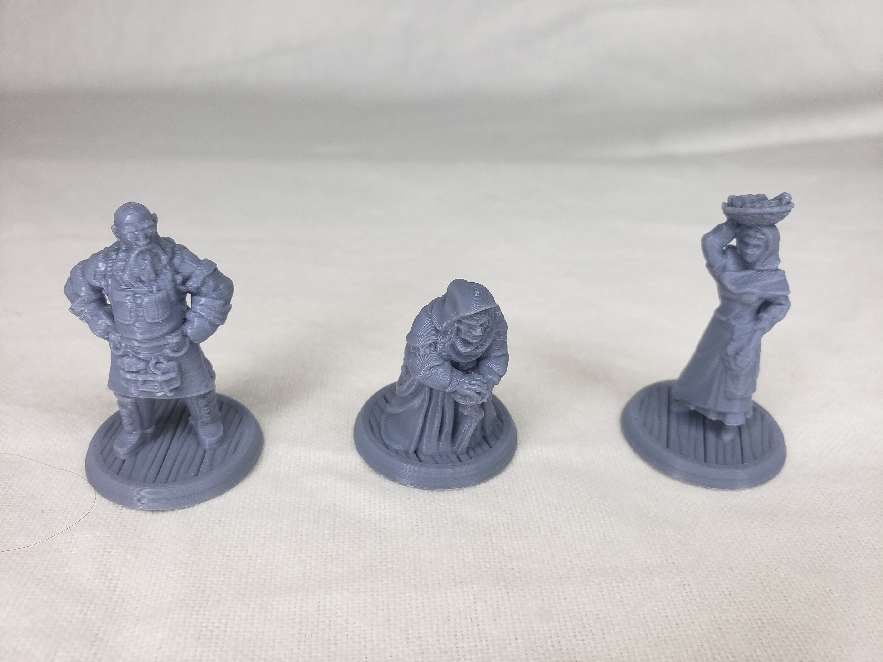 Villagers set 28mm scale villagers figures for tabletop | Etsy