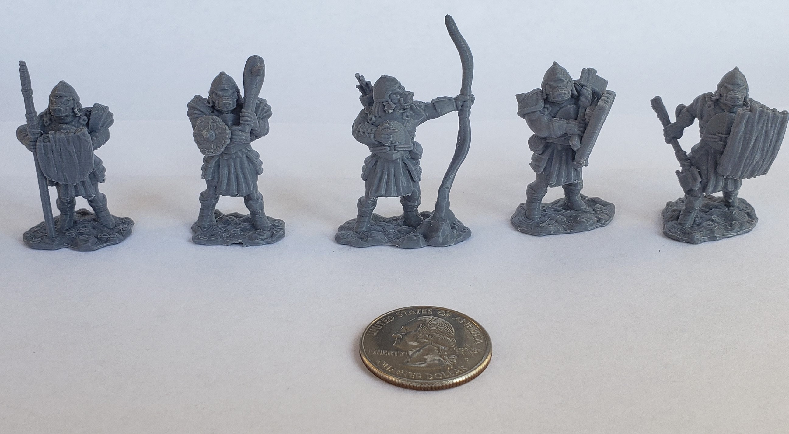 Orcs Set 1 28mm Scale Orc Figures for Tabletop Gaming D&D - Etsy UK