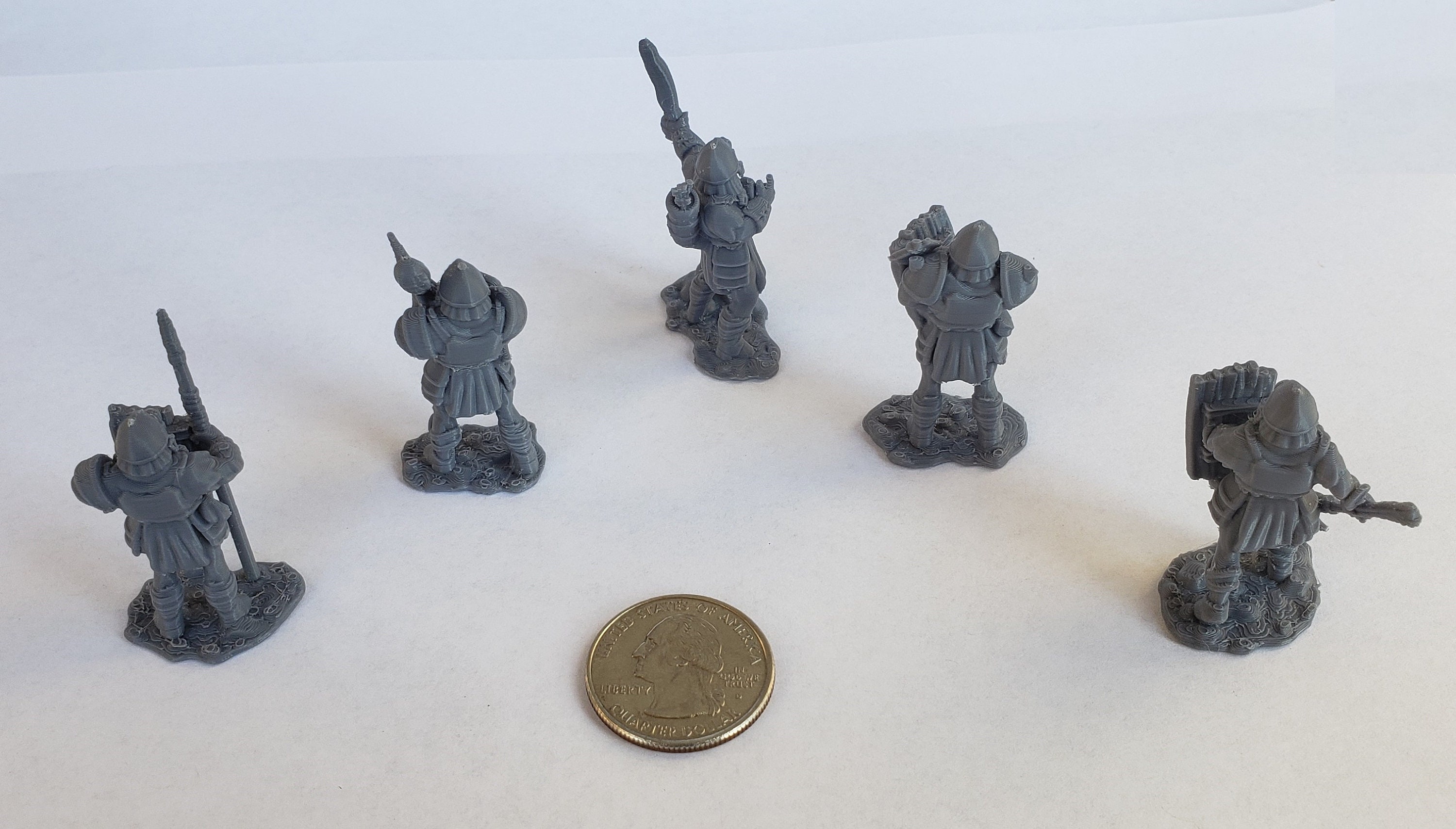 Orcs Set 1 28mm Scale Orc Figures for Tabletop Gaming D&D - Etsy UK
