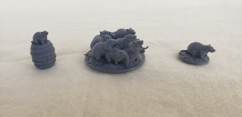 Rat Set 1 28mm Scale Rat Figures for Tabletop Gaming D&D - Etsy