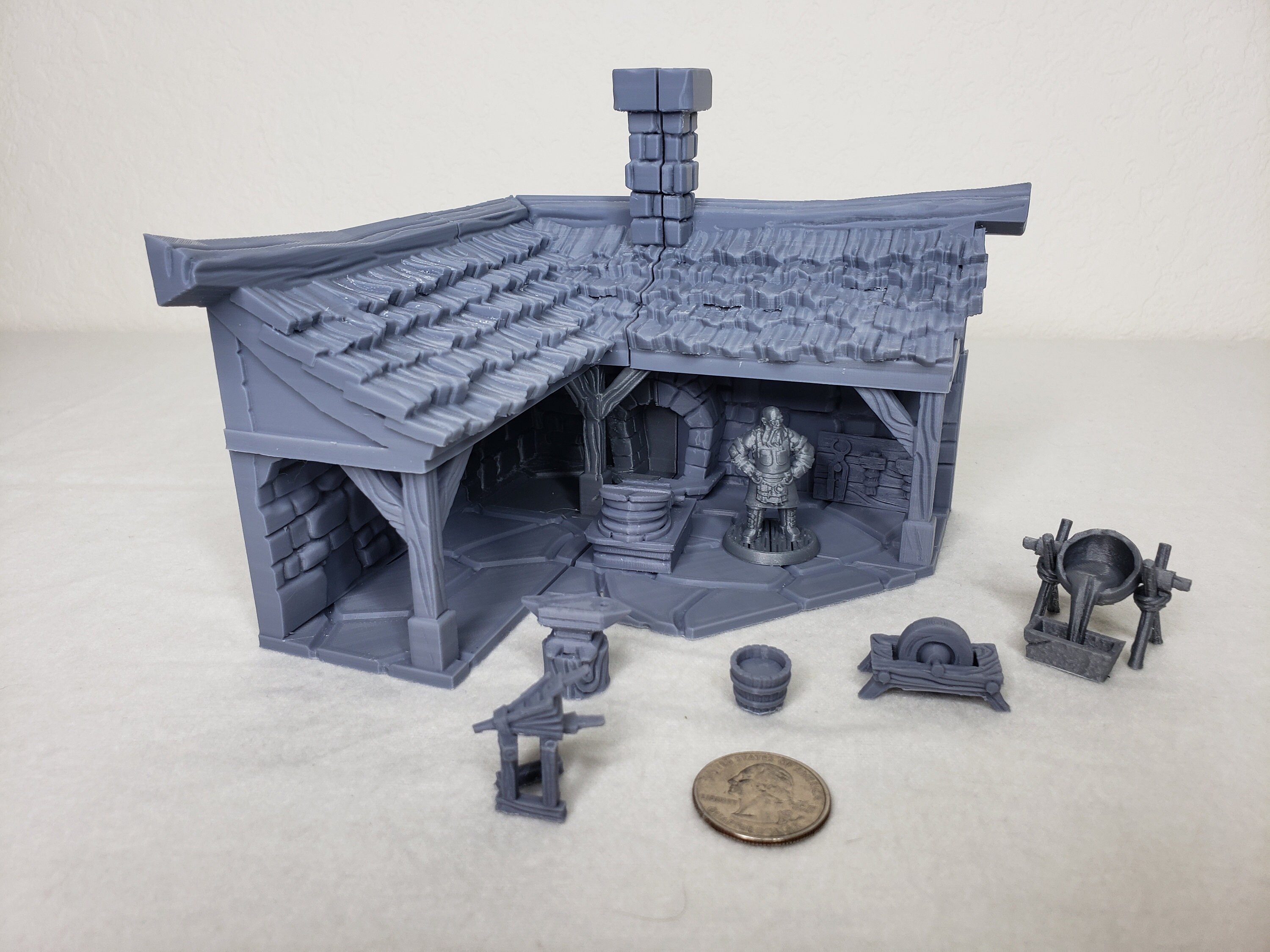 Blacksmith Forge 28mm Scale Forge for Tabletop Gaming D&D | Etsy