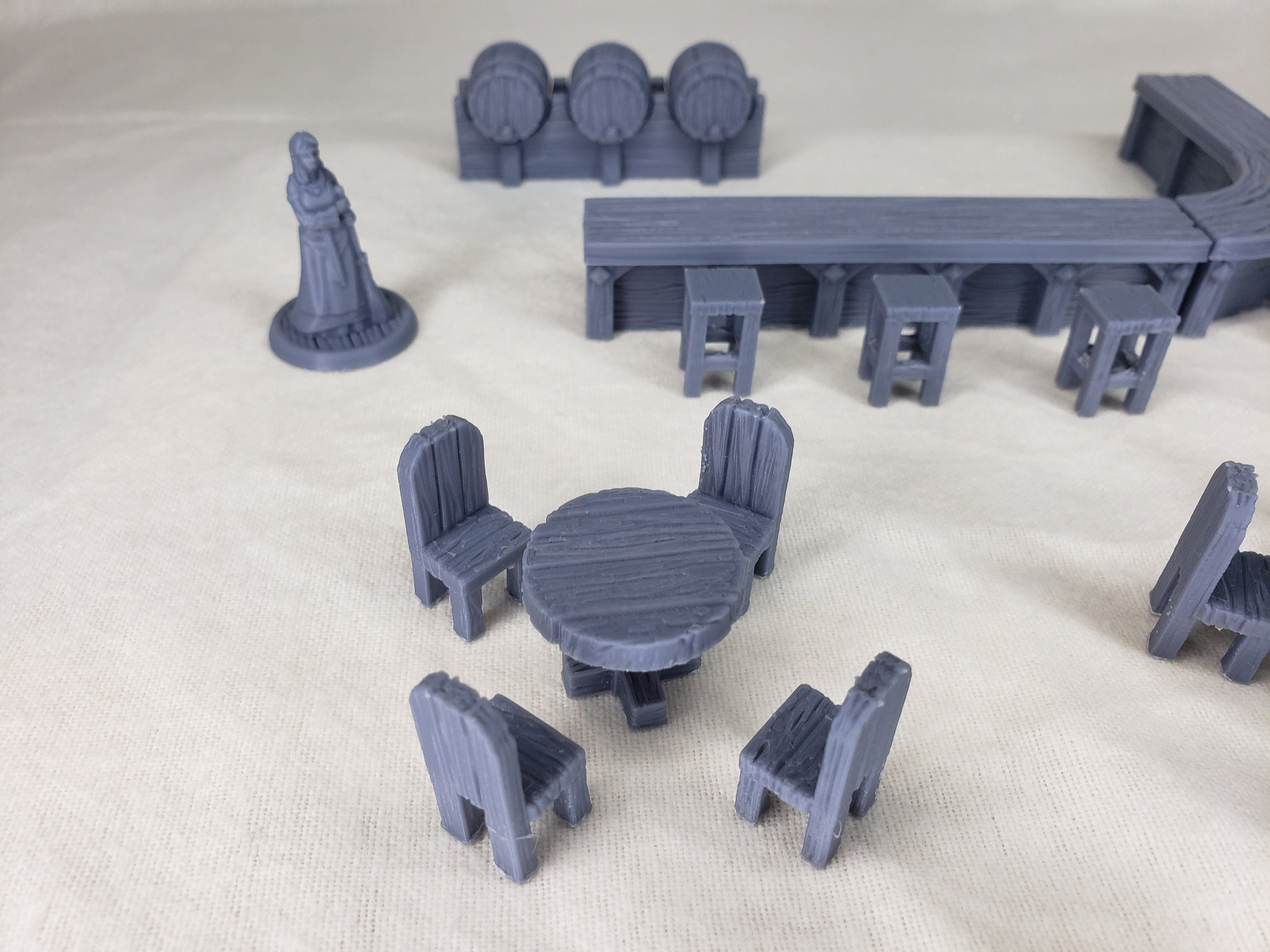 30 Piece Tavern Set 28mm Tavern Set for Tabletop Gaming | Etsy