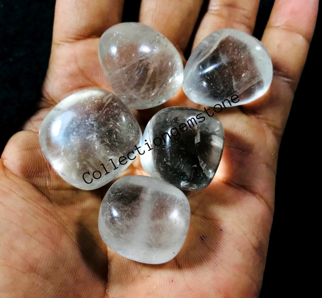 Buy Natural Clear Quartz Gemstone Tumble Lots Crystal Tumble Lots ...