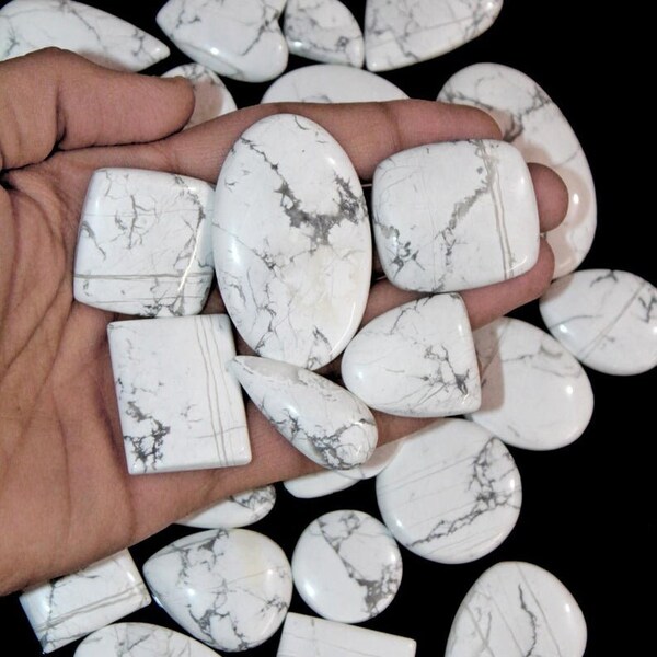 Howlite Cabochon - Etsy