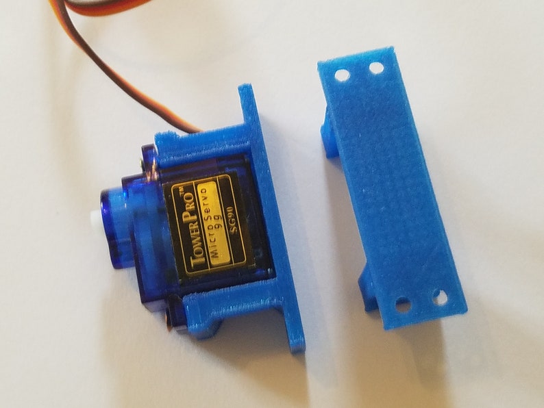 4 Pcs Mini Small Servo SG90 Mount Bracket / Stand Vertical | Etsy