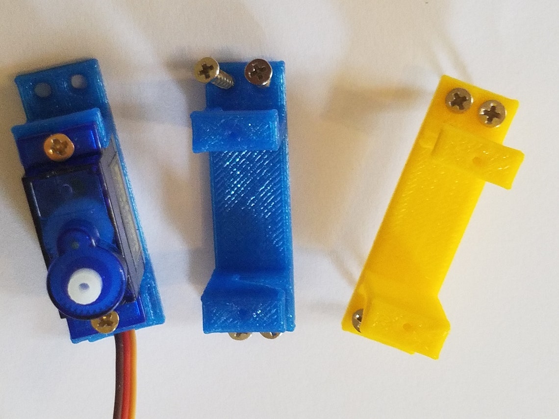 4 Pcs Mini Small Servo SG90 Mount Bracket / Stand Vertical - Etsy