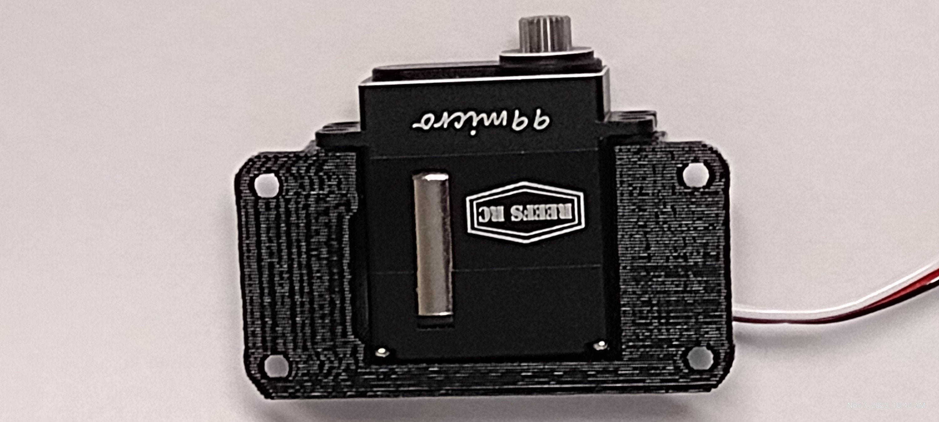 4 Pcs Mini Small Reefs 99 Servo Mount Bracket / Stand Horizontal , 3d ...