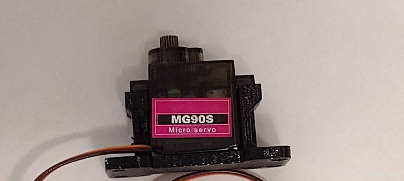 4 Pcs Mini Small Servo SG90 MG90S Mount Bracket / Stand Horizontal , 3d ...