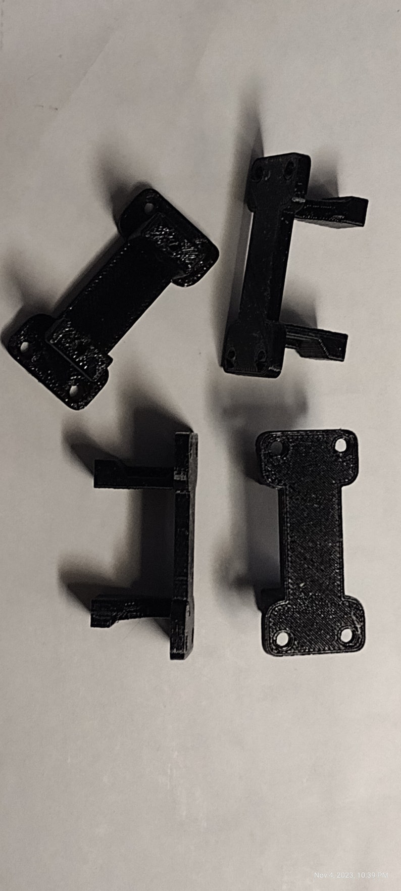 4 Pcs Mini Small Servo SG90 MG90S Mount Bracket / Stand Horizontal , 3d ...