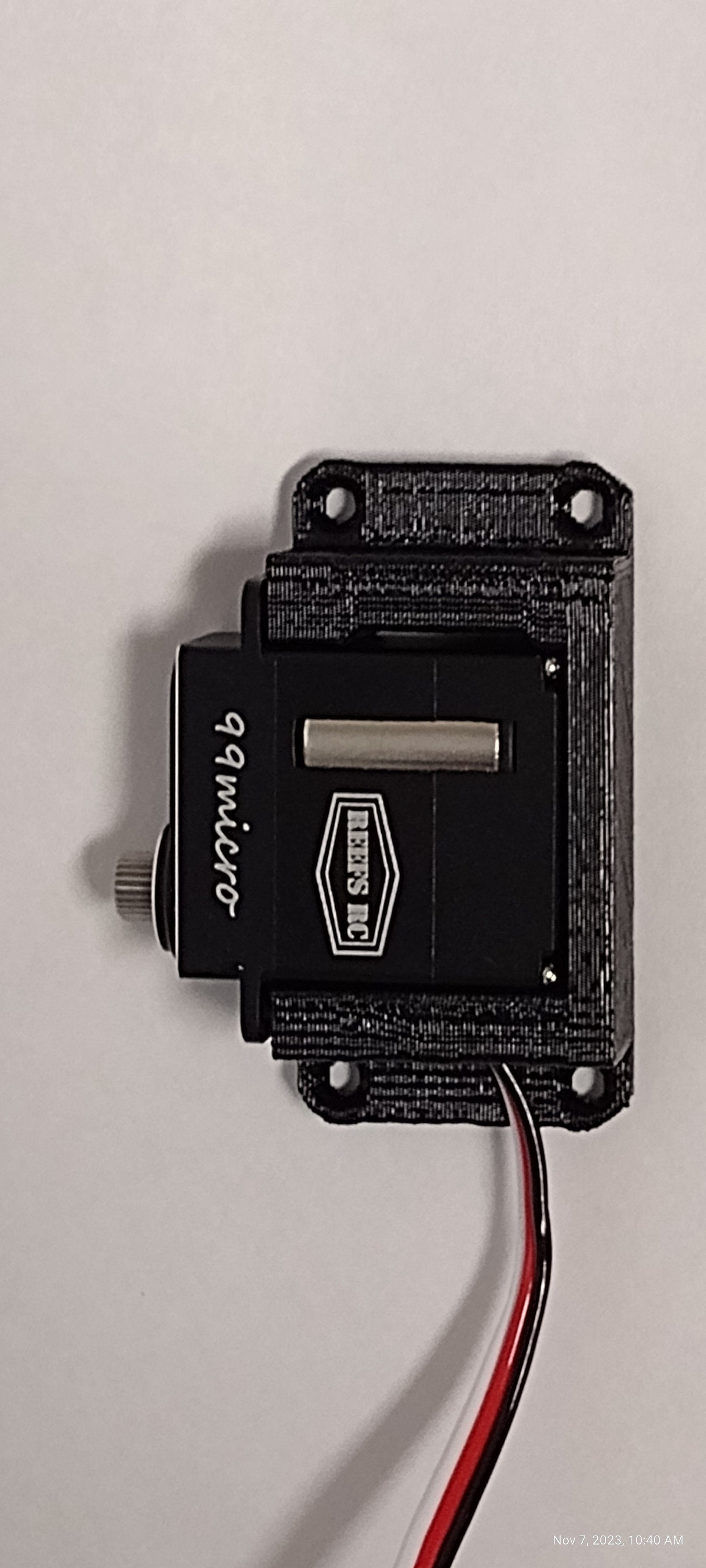 4 Pcs Mini Small Reefs 99 Servo Mount Bracket / Stand Horizontal , 3d ...