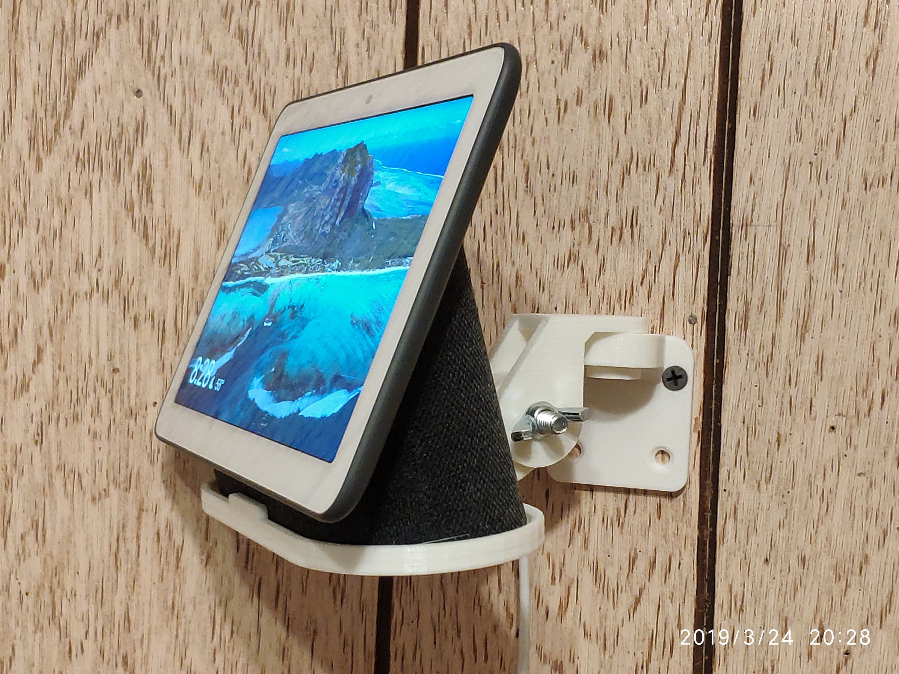 Google Home Hub Wall Mount Holder, Flexible, Adjustable Angle Direction ...