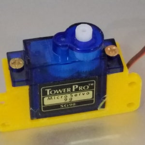 4 Pcs Mini Small Servo SG90 Mount Bracket / Stand Horizontal , 3d ...