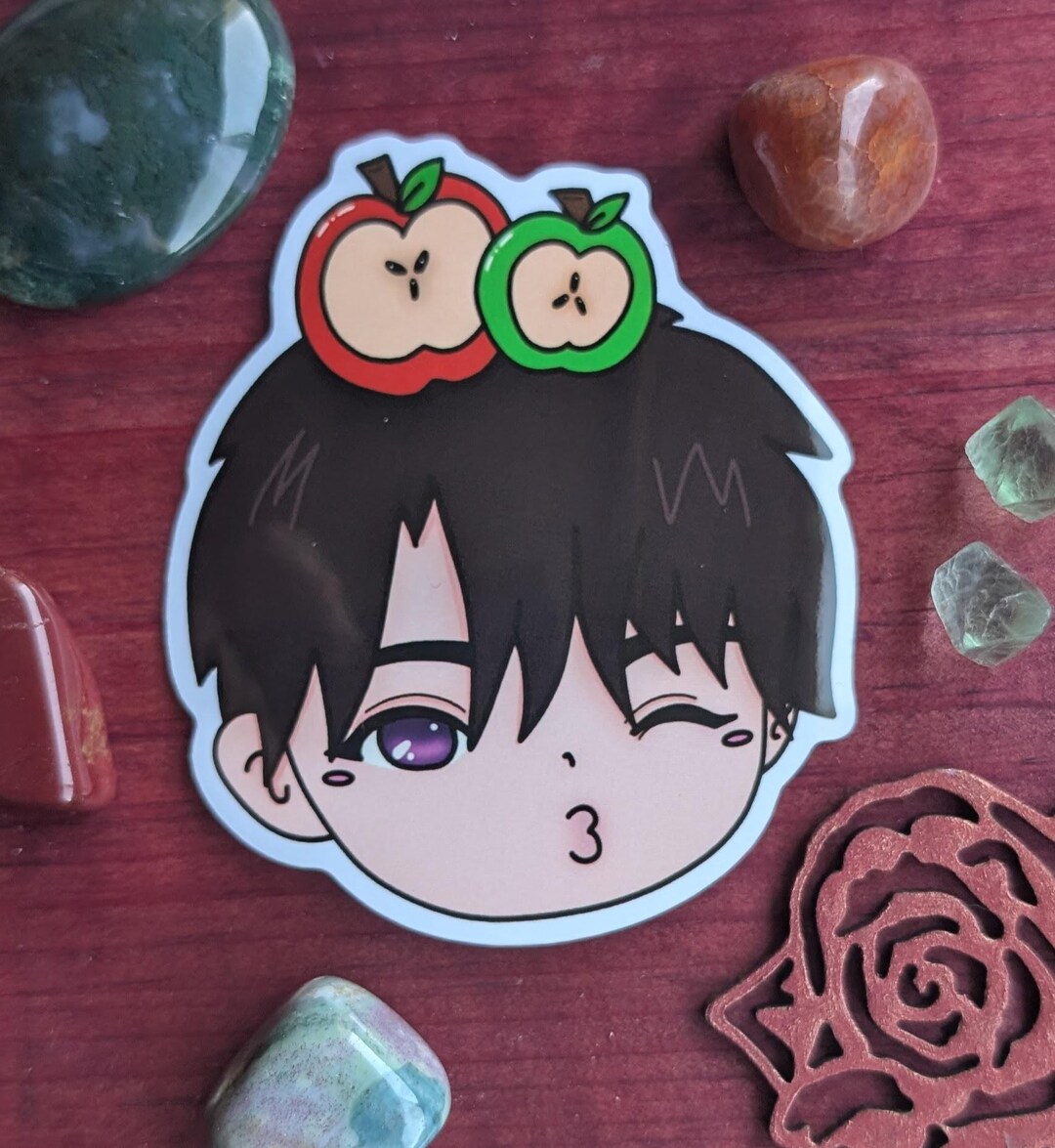 Love and Deepspace Caleb Apple Boys Vinyl Sticker - Etsy