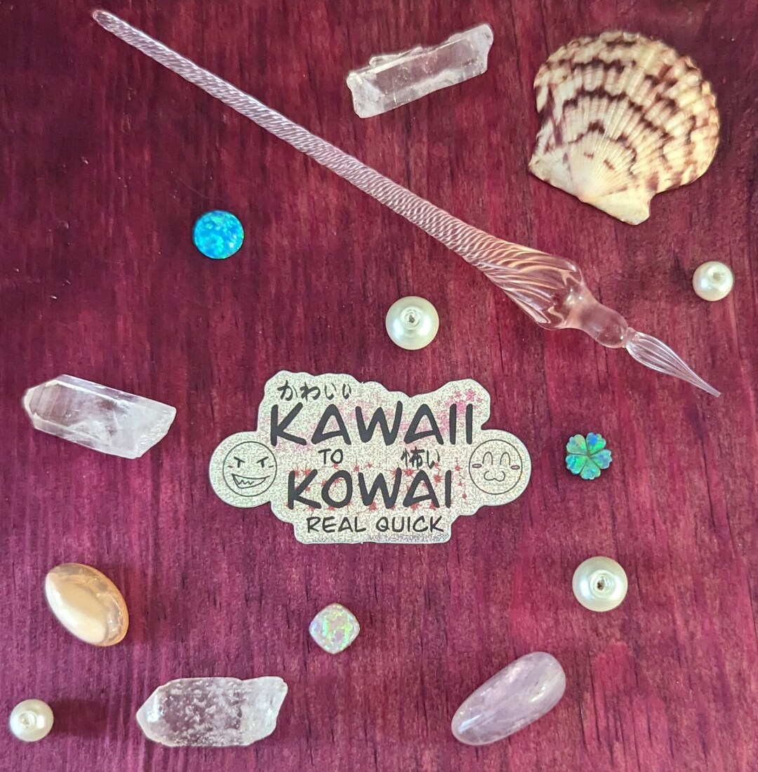 Kawaii to Kowai Real Quick Cute to Scary Sticker - Etsy