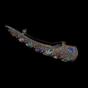 Chinese Export Silver Finger Pin - Etsy
