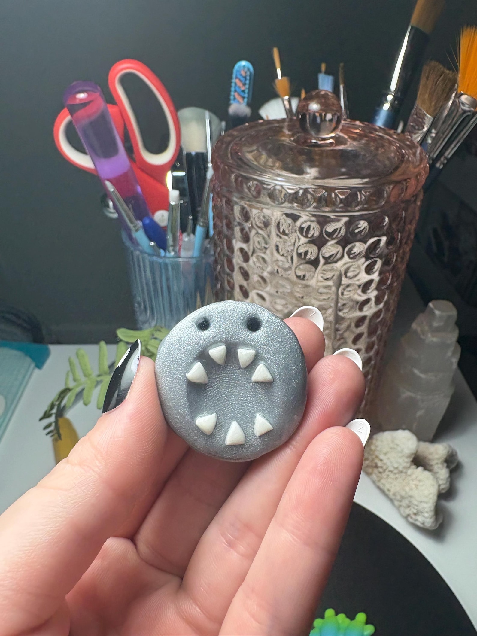 Handmade Polymer Clay Worry Stone | Animal Fidget Toy - Etsy